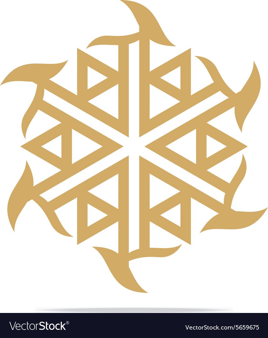 Circle spin concept design Royalty Free Vector Image