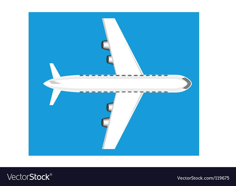 Plane Royalty Free Vector Image - VectorStock