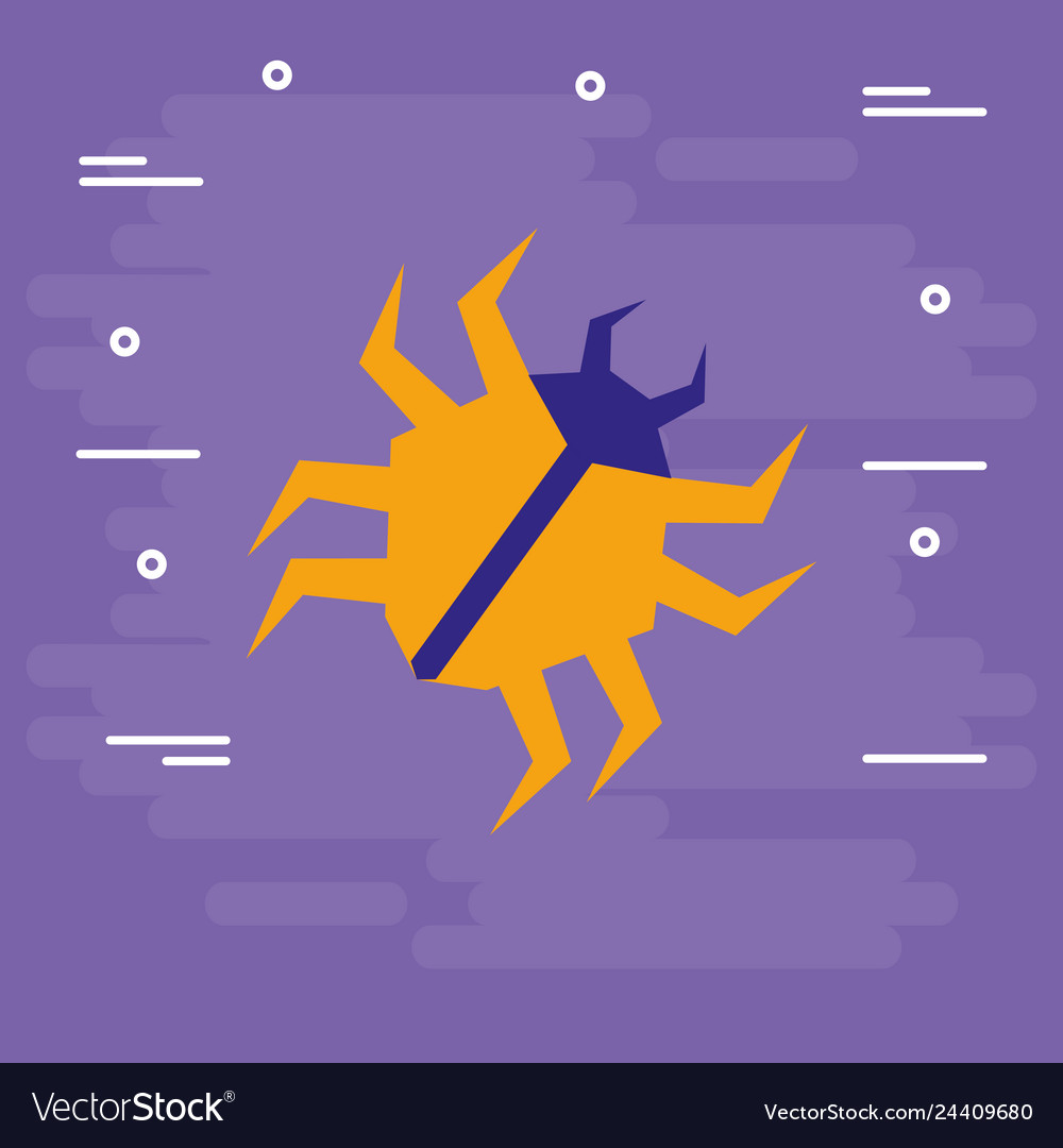 Bug animal isolated icon Royalty Free Vector Image