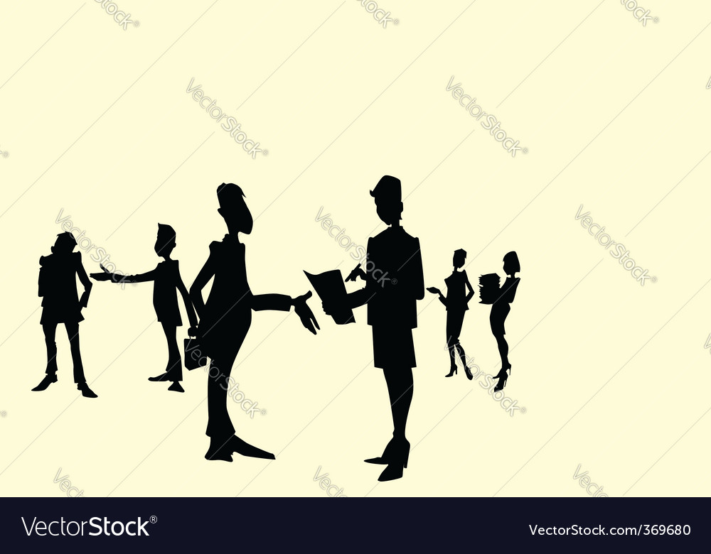 Business people Royalty Free Vector Image - VectorStock