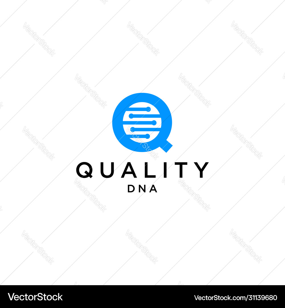 Dna logo Royalty Free Vector Image - VectorStock