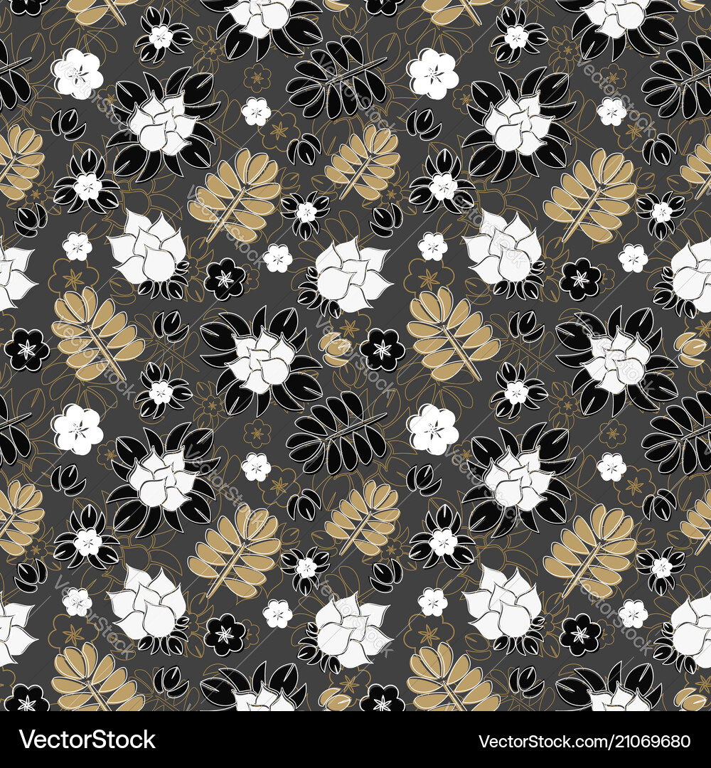 Sweet flower floral background Royalty Free Vector Image