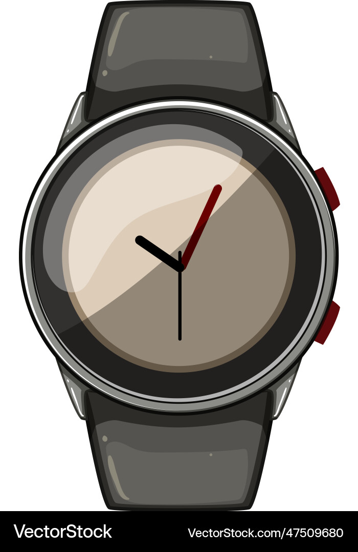 Wrist smart watch cartoon Royalty Free Vector Image
