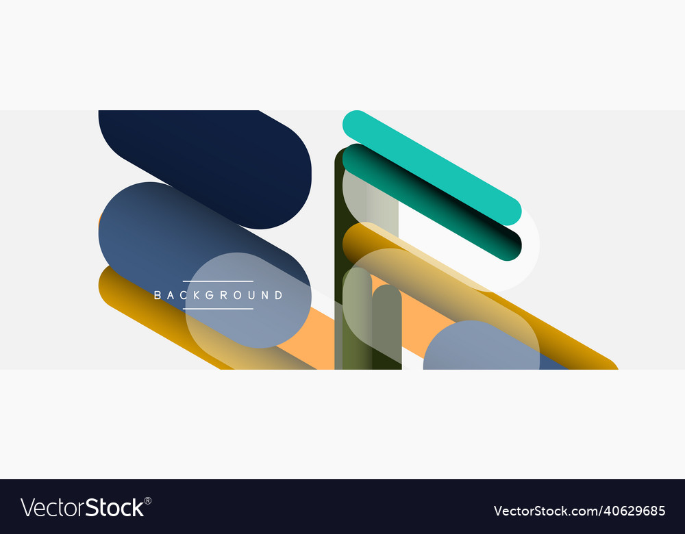 Abstract background round shapes lines Royalty Free Vector