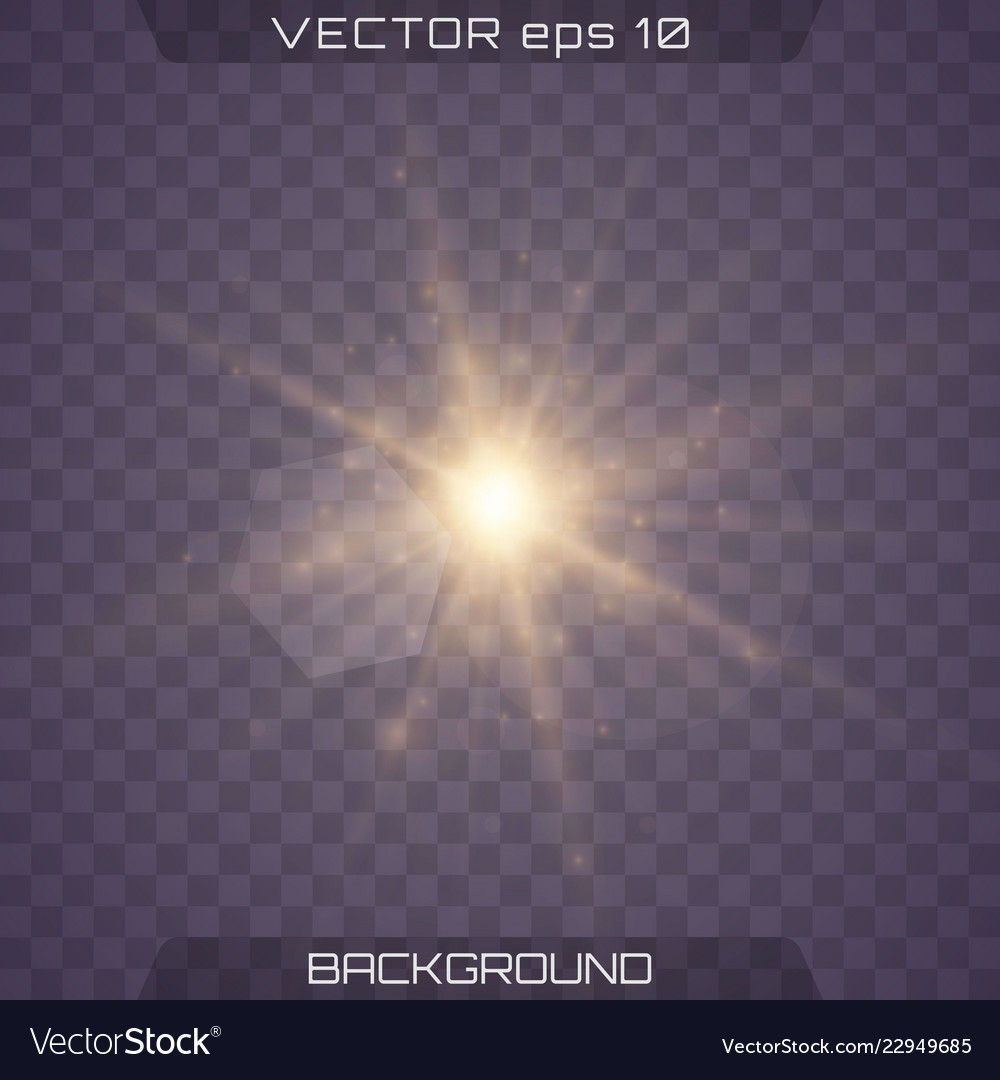 Light effect glow Royalty Free Vector Image - VectorStock