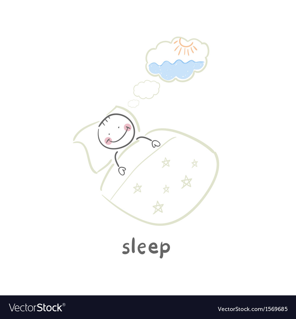 Sleep Royalty Free Vector Image - VectorStock