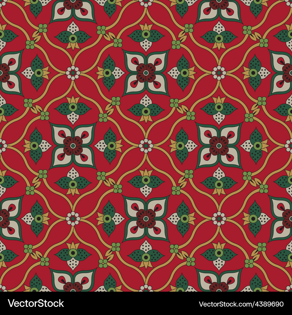 Indian pattern Royalty Free Vector Image - VectorStock