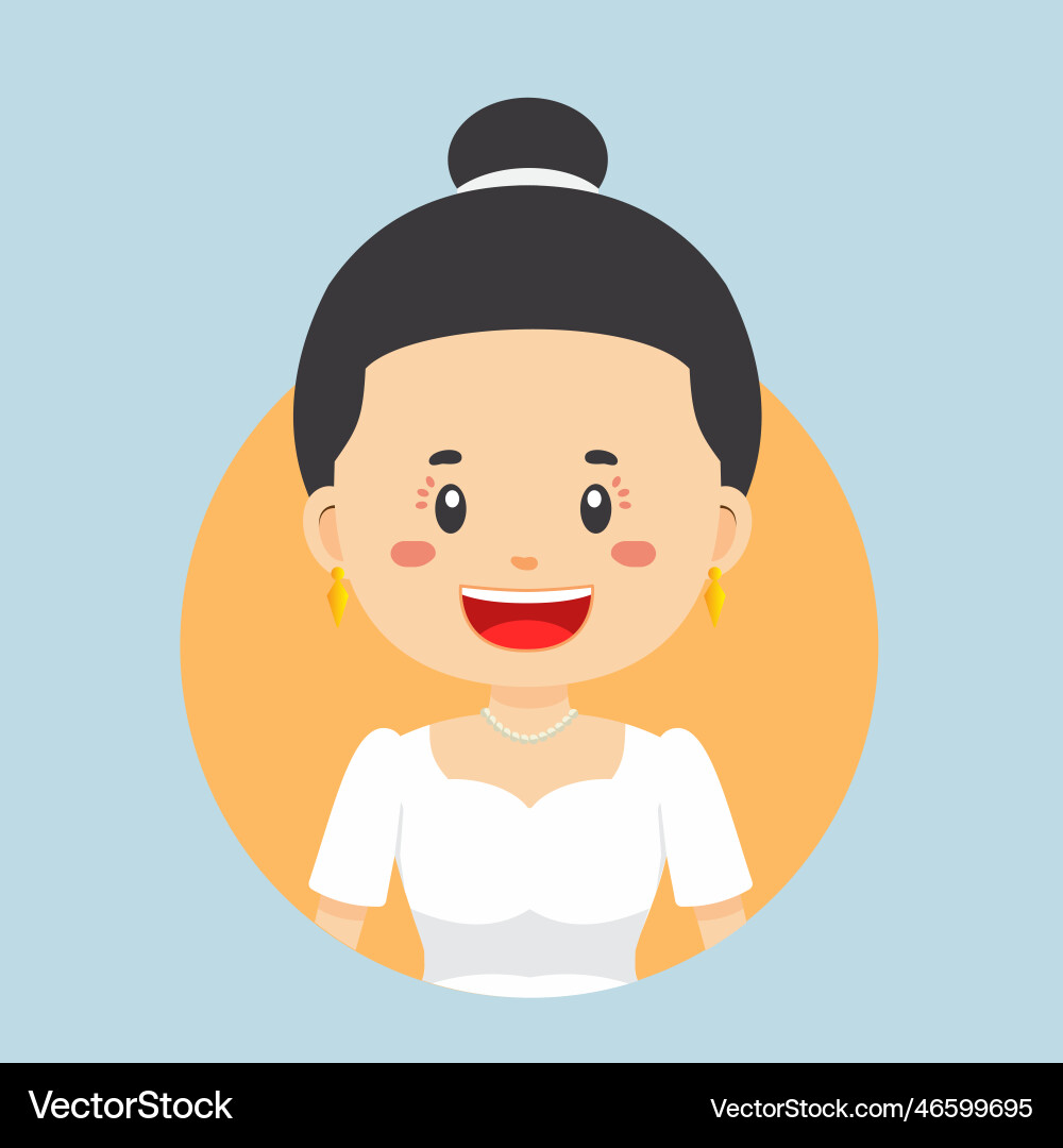 Avatar of a philippines character Royalty Free Vector Image