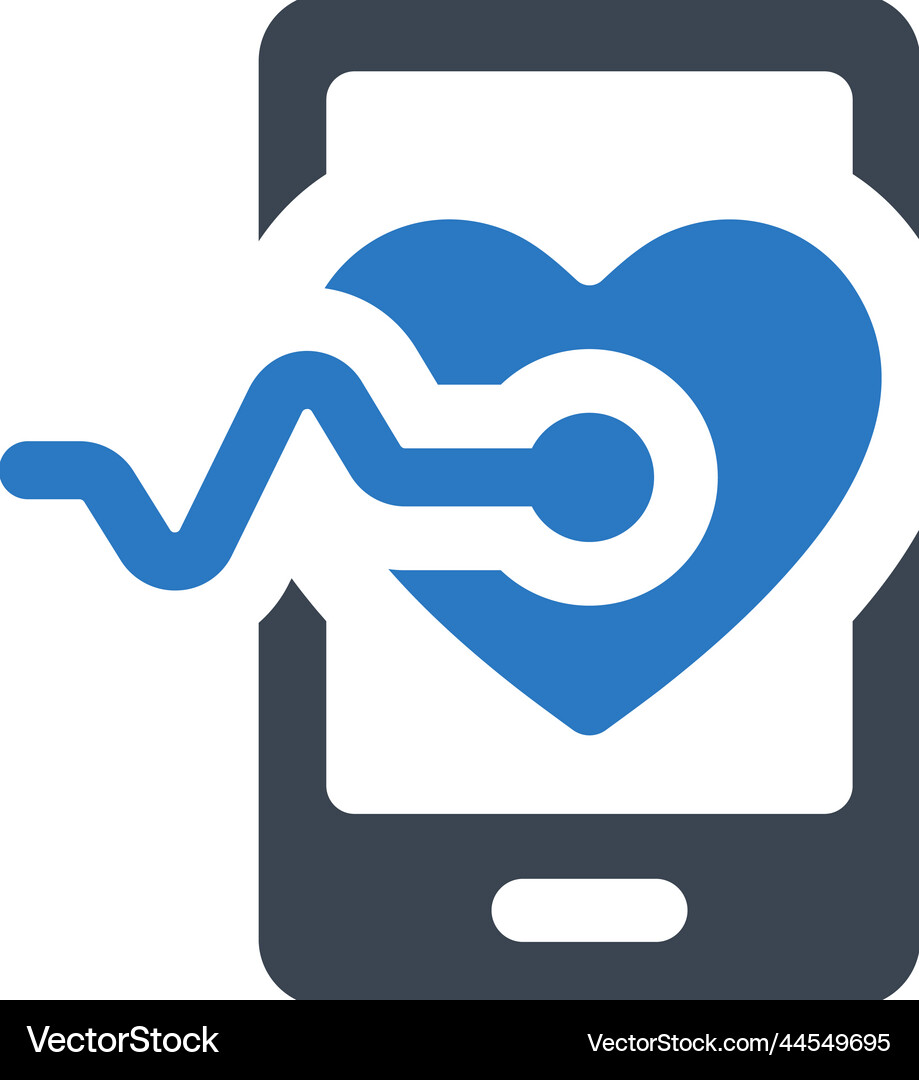 Mobile healthcare icon Royalty Free Vector Image