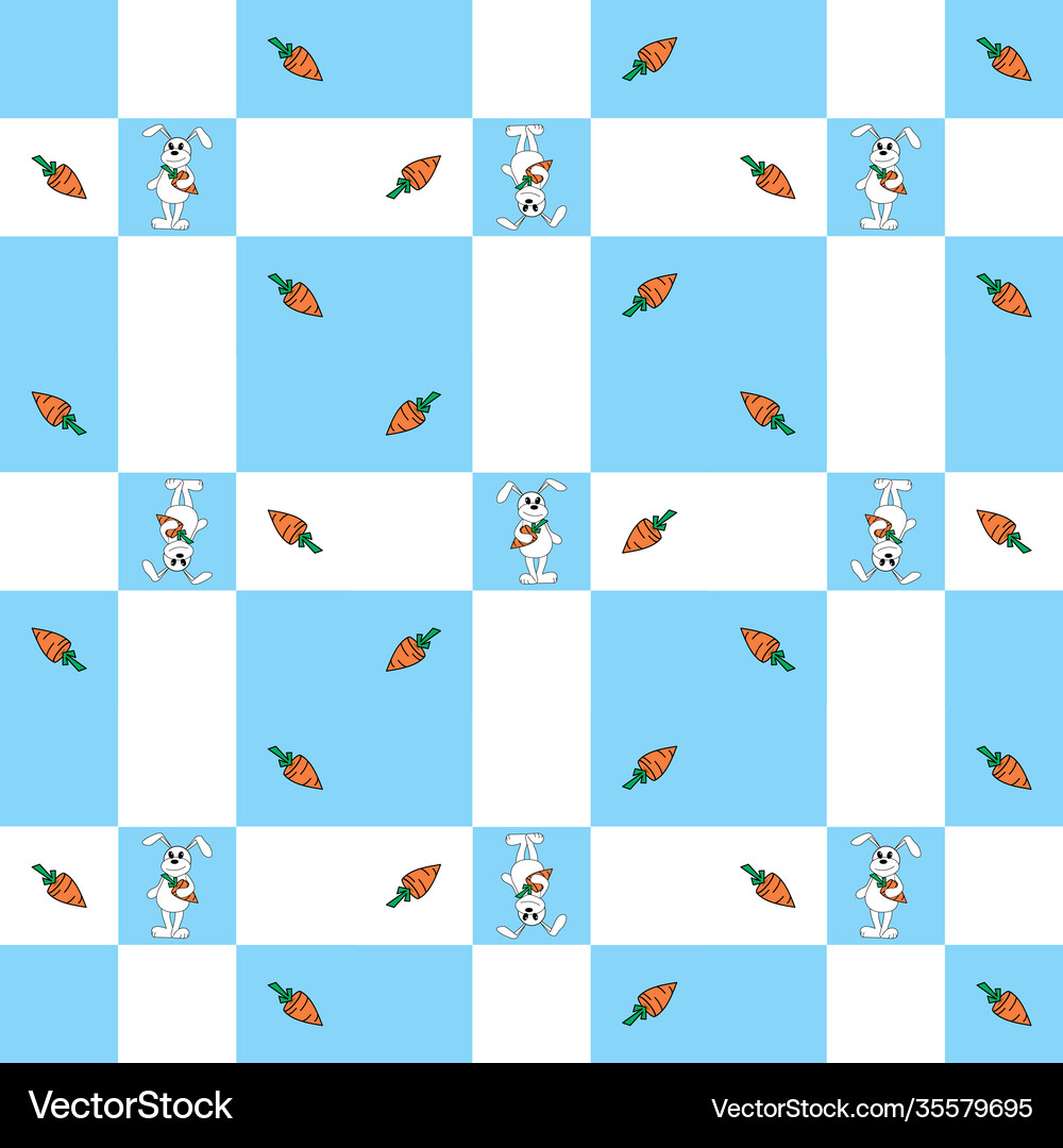 Rabbit wallpaper animal art Royalty Free Vector Image