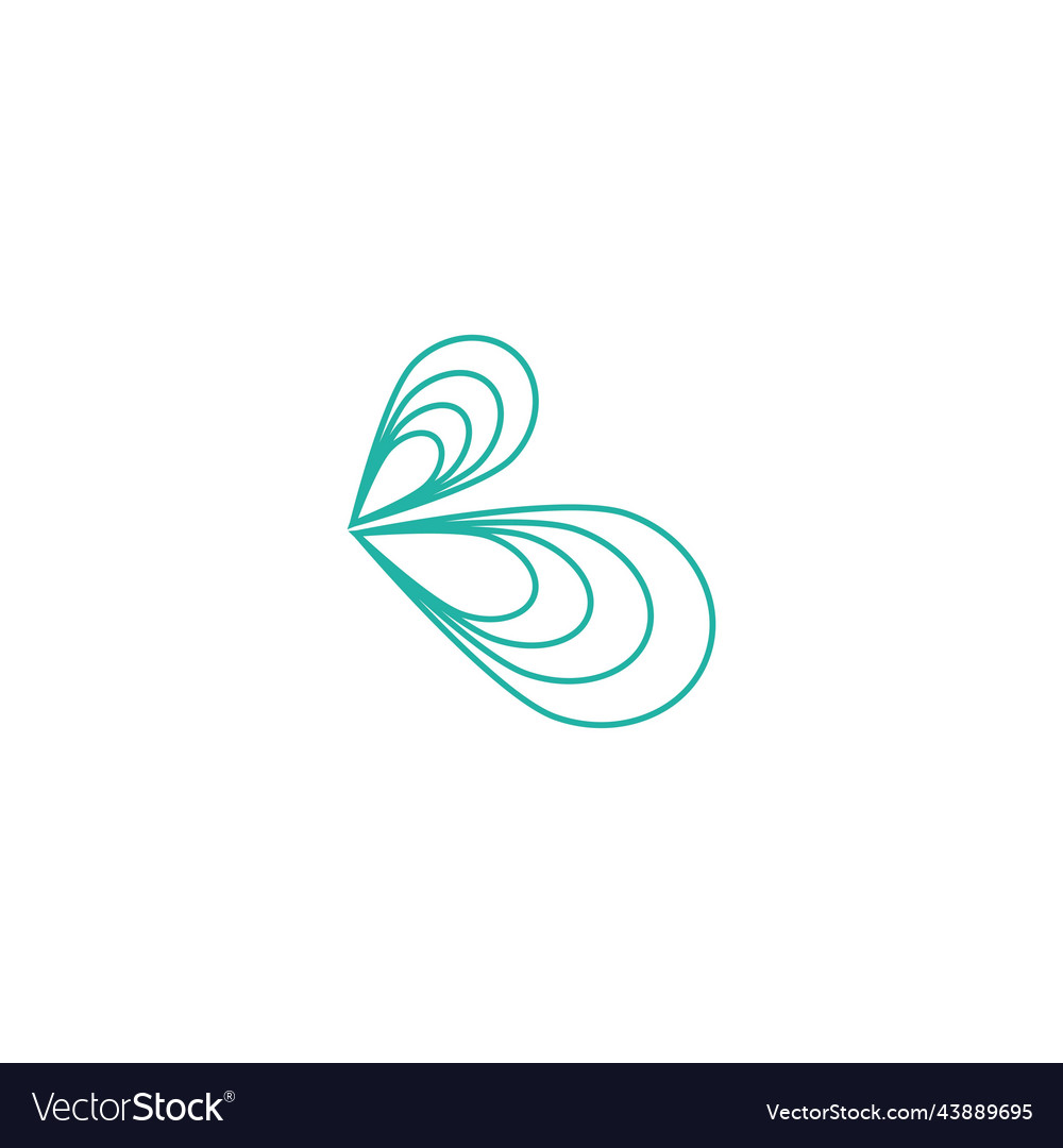 Shell icon logo design Royalty Free Vector Image