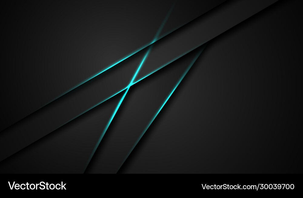 Abstract black blue frame sport design concept Vector Image