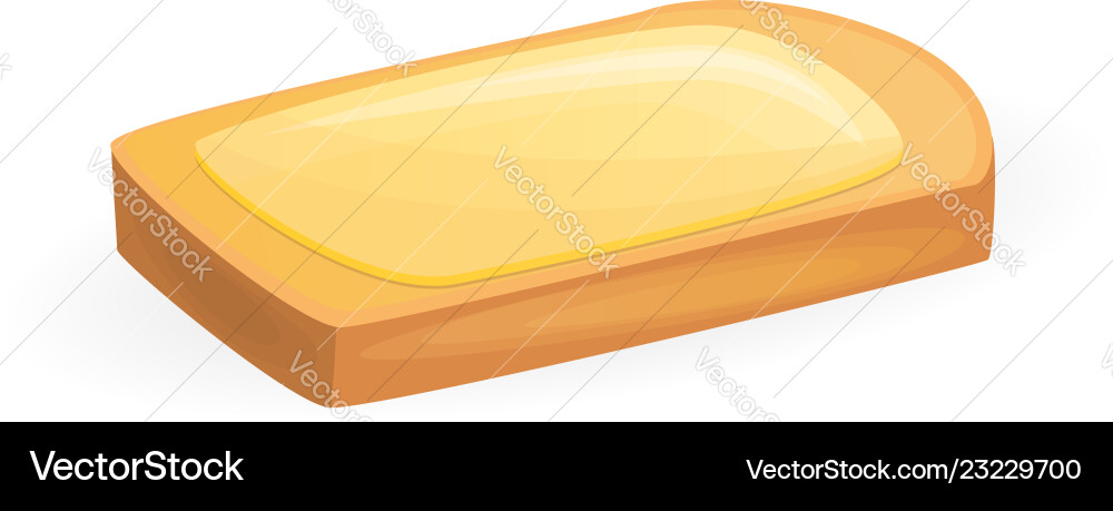 Toast With Butter Cartoon