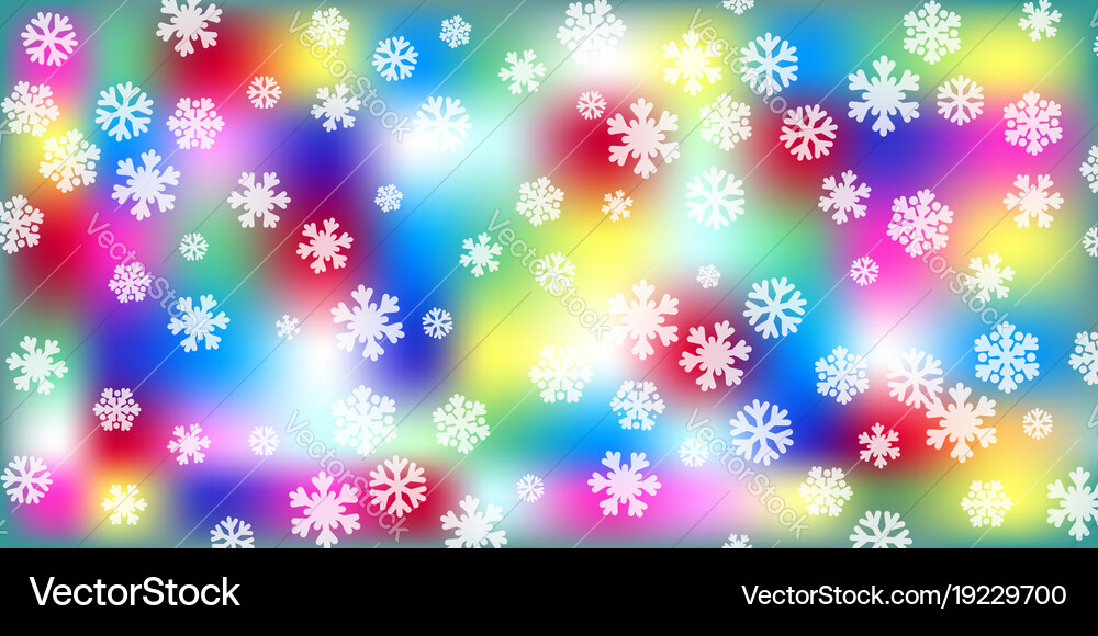 Christmas snowflakes background Royalty Free Vector Image