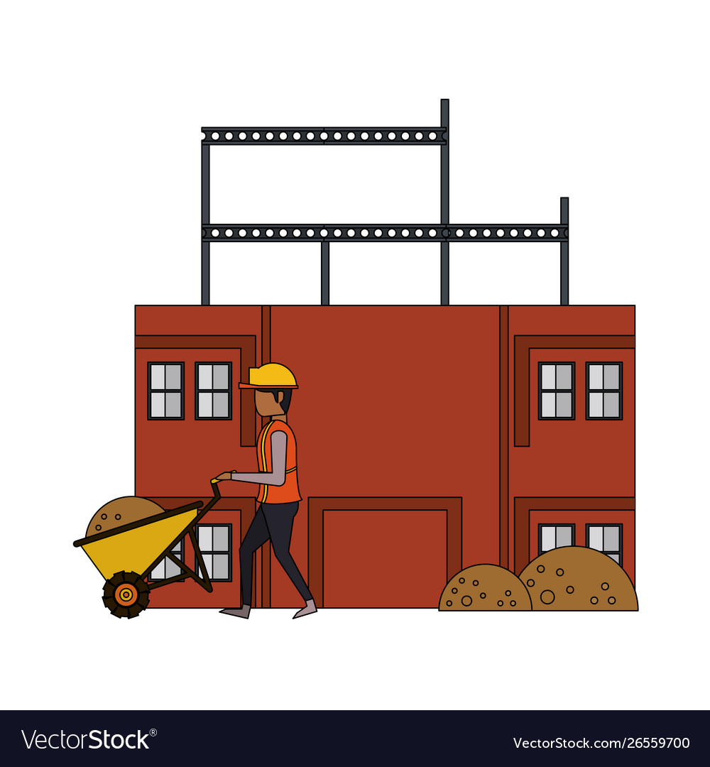 Construction architectural engineering work Vector Image
