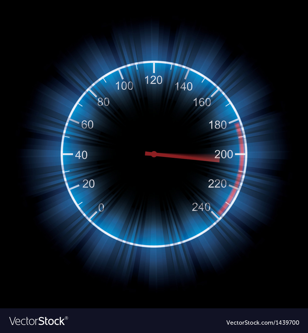 Speedometer Royalty Free Vector Image - VectorStock