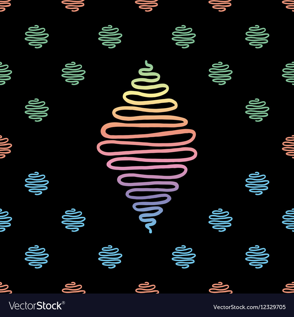 Abstract hand drawn pattern Royalty Free Vector Image