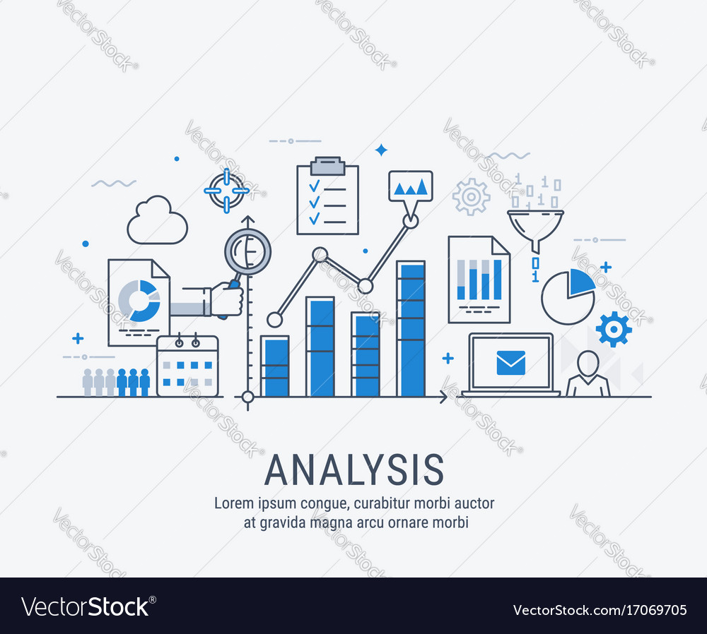 Analysis Royalty Free Vector Image - VectorStock