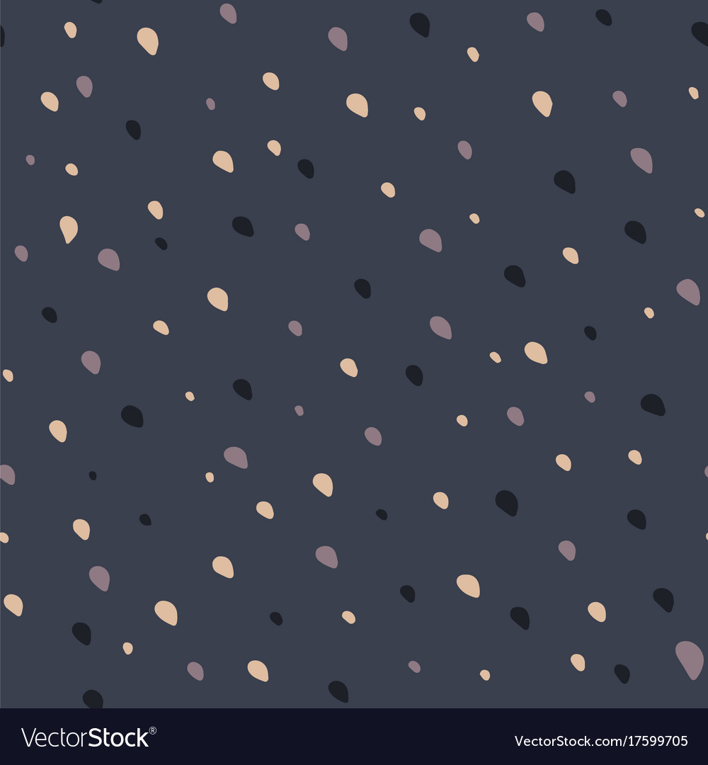 Hand drawn dots pattern Royalty Free Vector Image