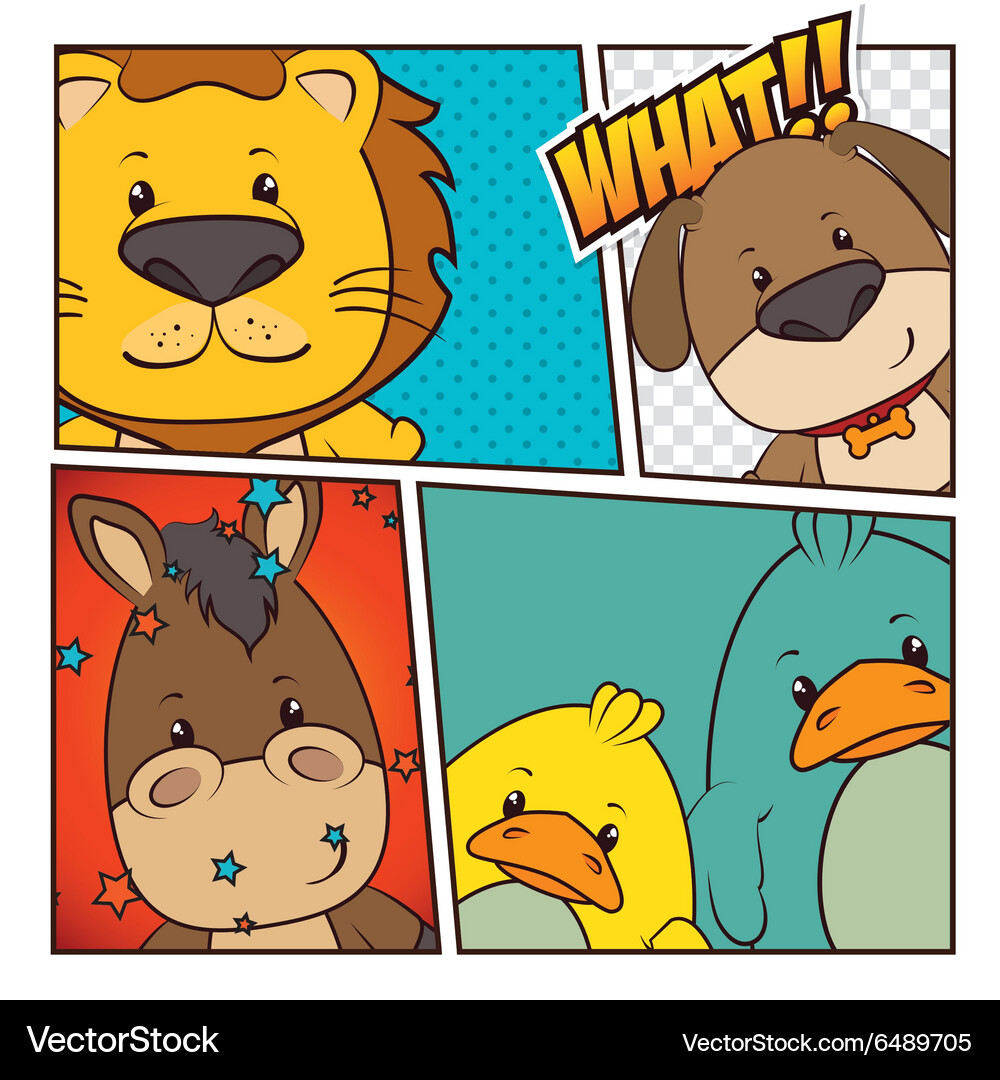 Pets and animals cartoons Royalty Free Vector Image