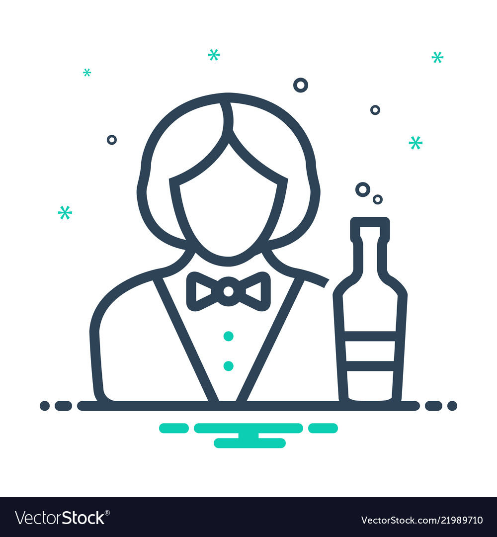 Bartender Royalty Free Vector Image - VectorStock