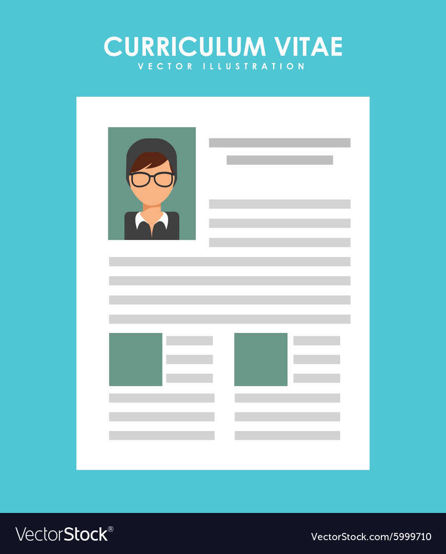 Curriculum vitae Royalty Free Vector Image - VectorStock Curriculum vitae Royalty Free Vector Image - VectorStock