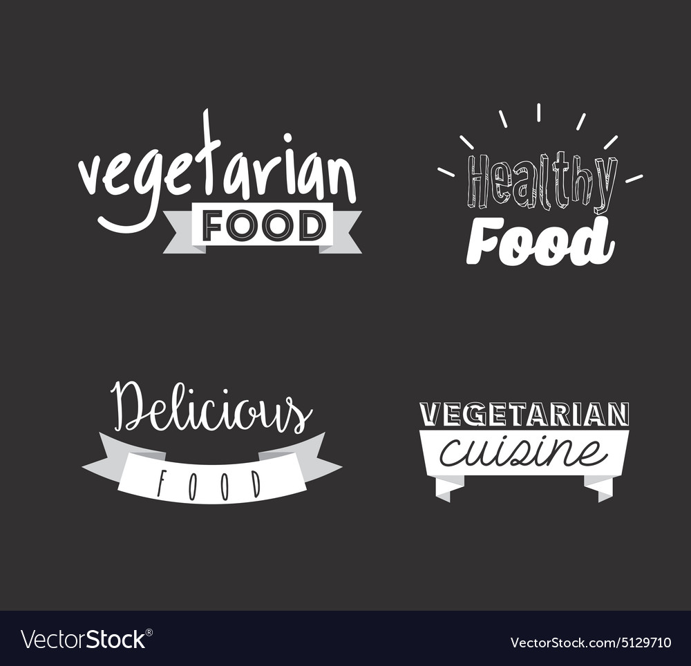 Healthy food Royalty Free Vector Image - VectorStock