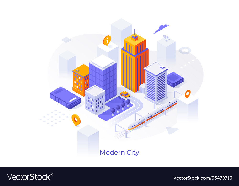 Isometric Concept Royalty Free Vector Image - Vectorstock
