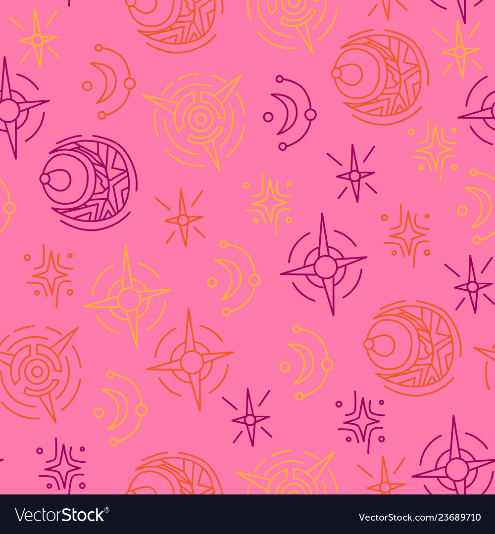 Seamless pattern stars Royalty Free Vector Image