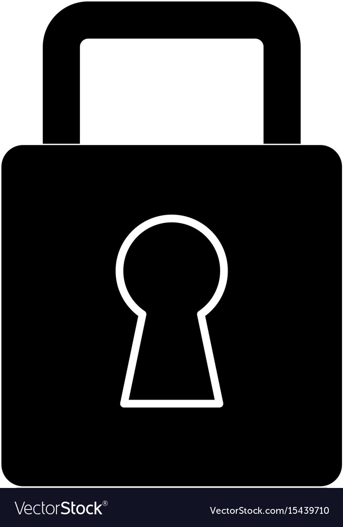 Security lock locked Royalty Free Vector Image