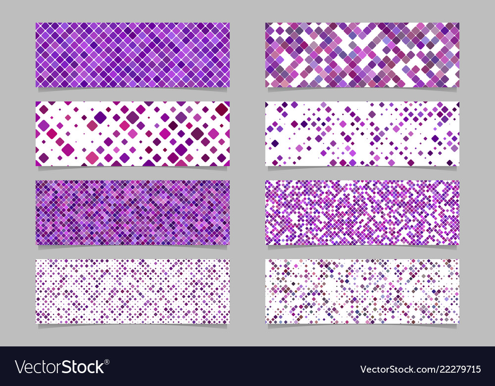 Abstract modern diagonal rounded square pattern Vector Image