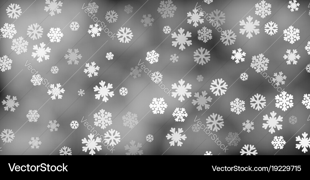 Christmas snowflakes background Royalty Free Vector Image
