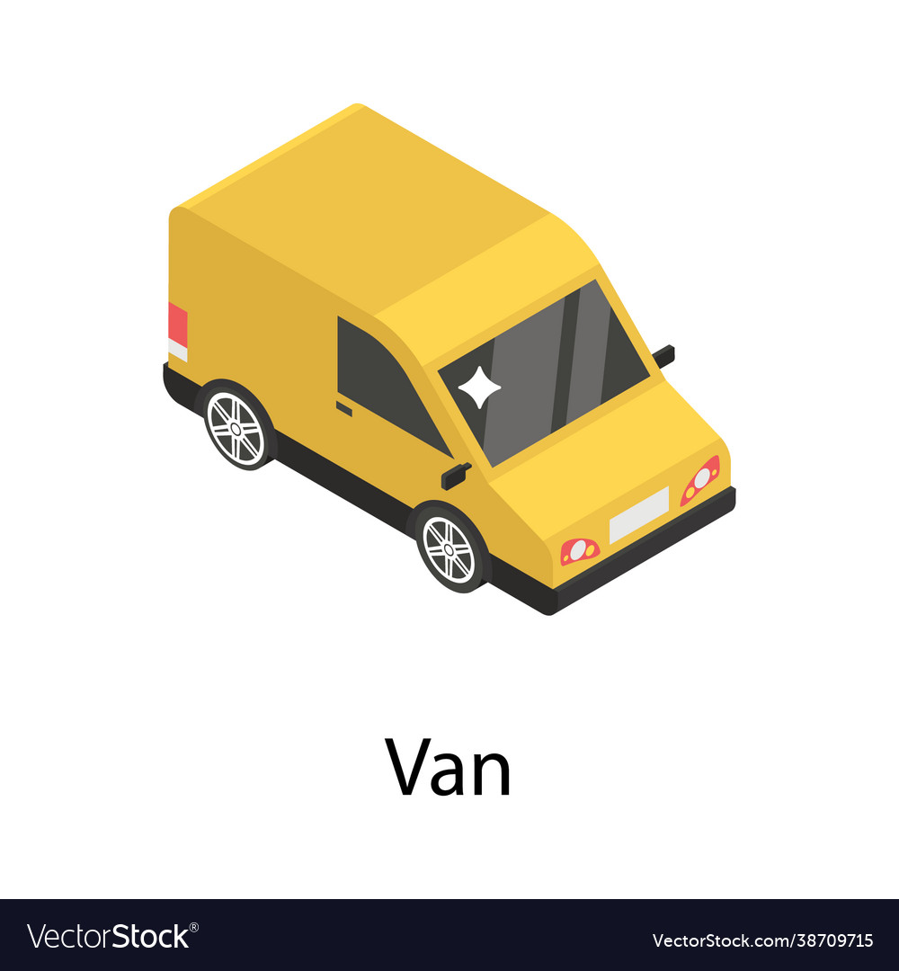 Van Royalty Free Vector Image - VectorStock