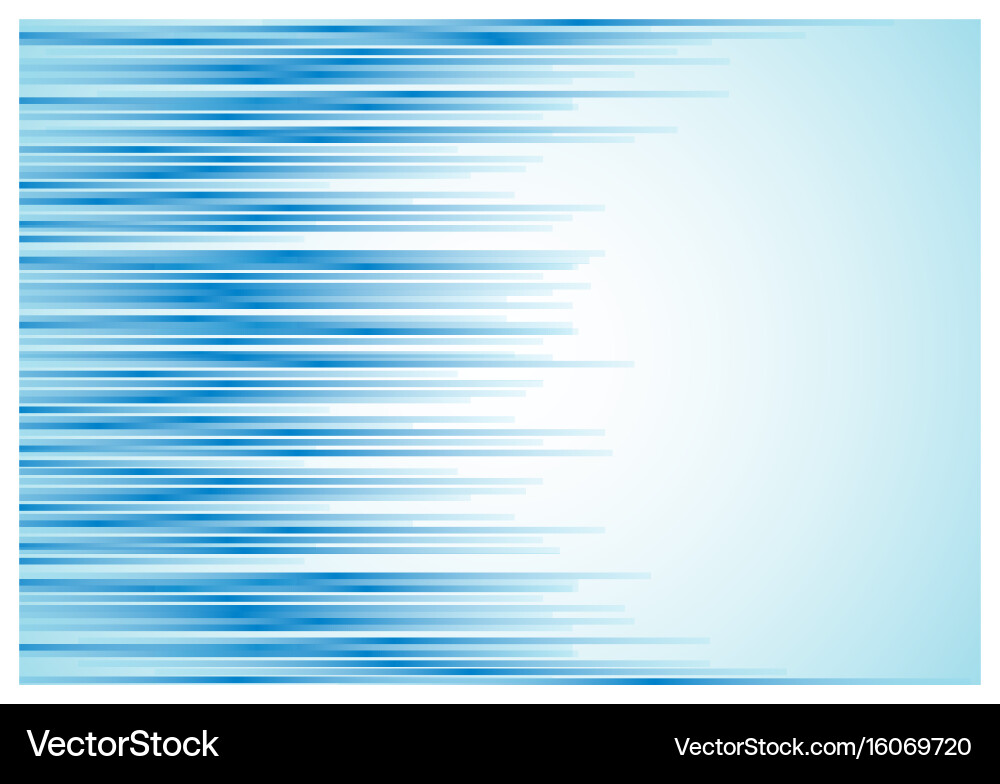 Abstract business horizontal striped blue line Vector Image