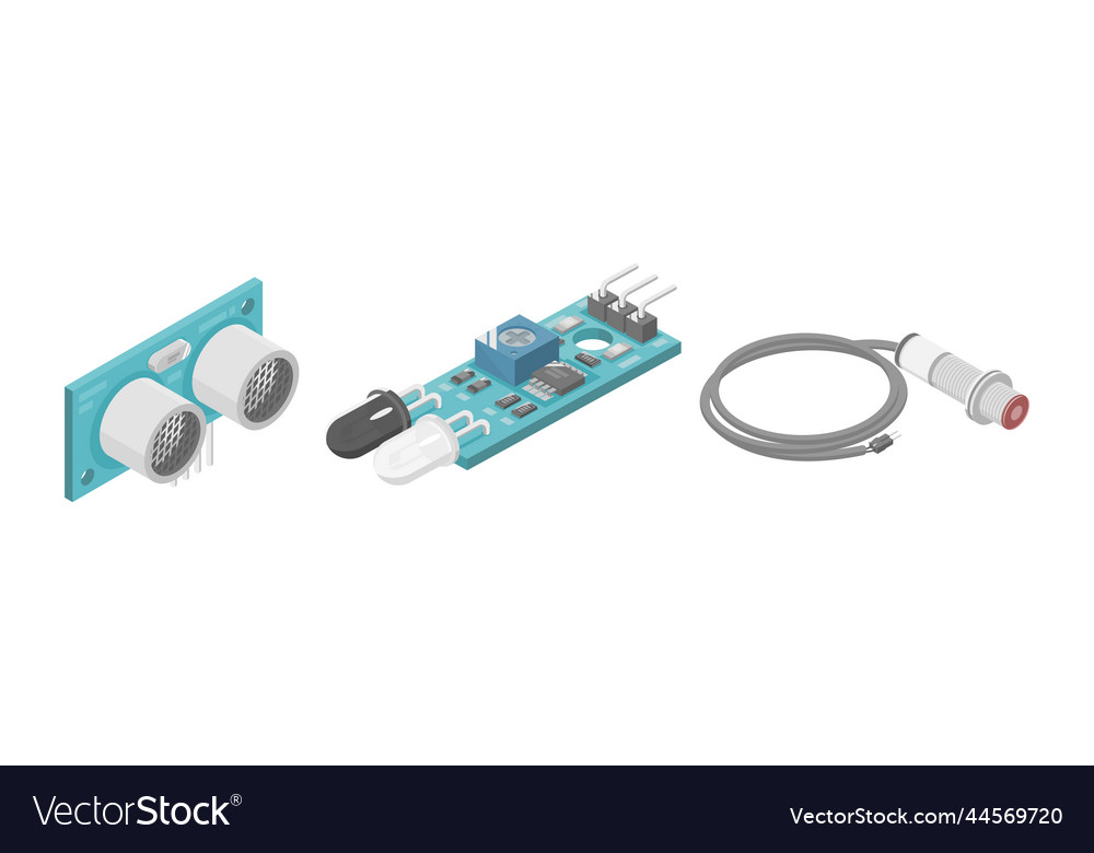 Arduino Ultrasonic Ir Infrared Module Sensor Vector Image