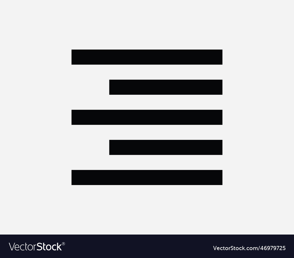 Align right icon Royalty Free Vector Image - VectorStock