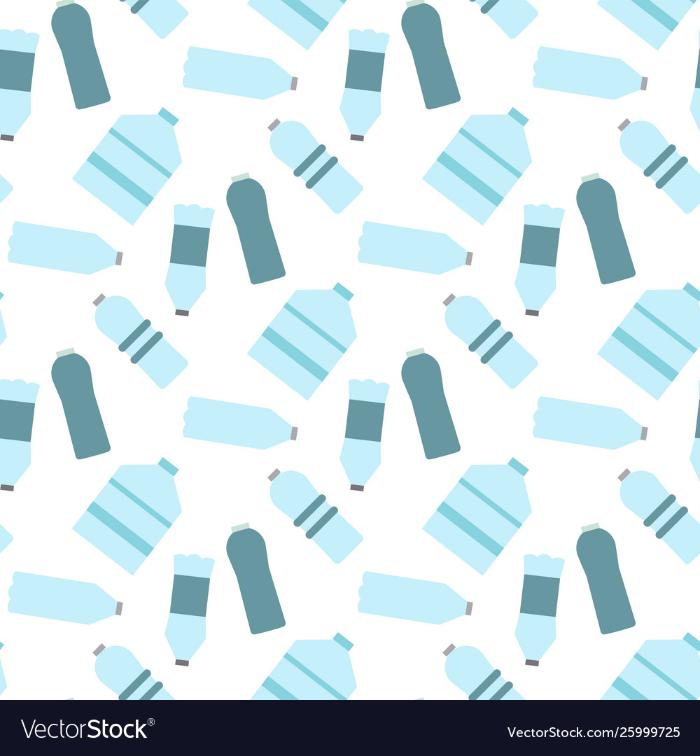 Bottle seamless pattern Royalty Free Vector Image