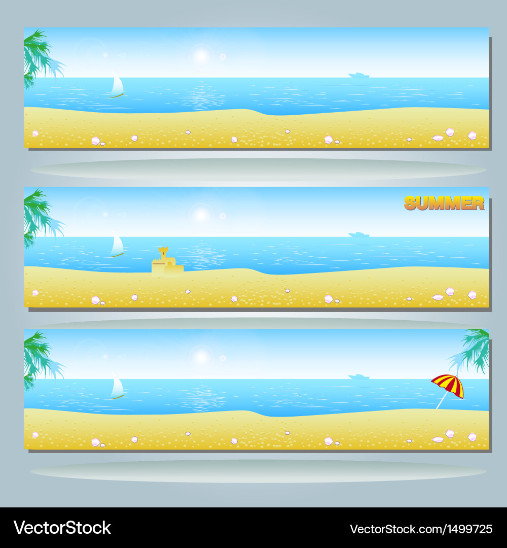 Sea background Royalty Free Vector Image - VectorStock