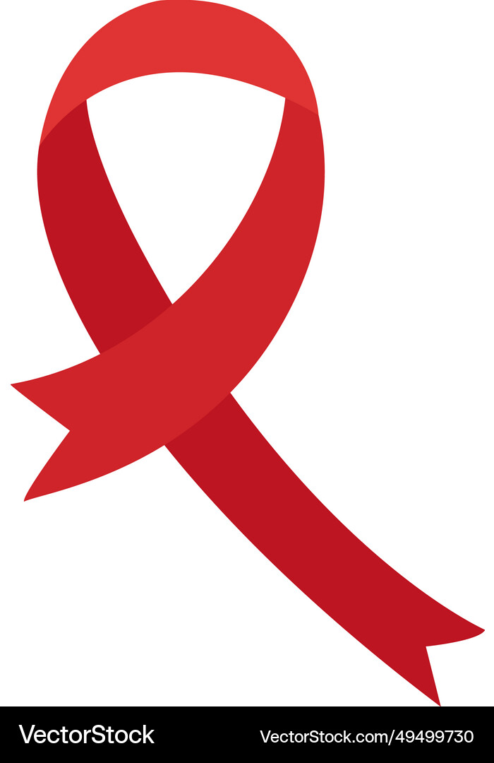 Aids day ribbon prevention Royalty Free Vector Image