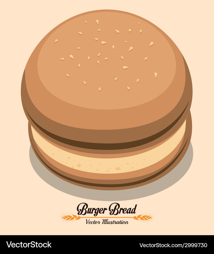 Bakery design over beige background Royalty Free Vector