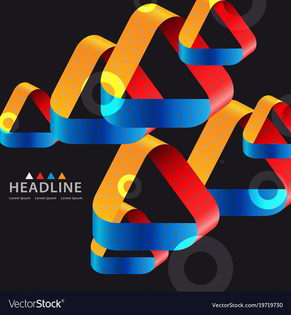 Brochure Header Layout Template Royalty Free Vector Image