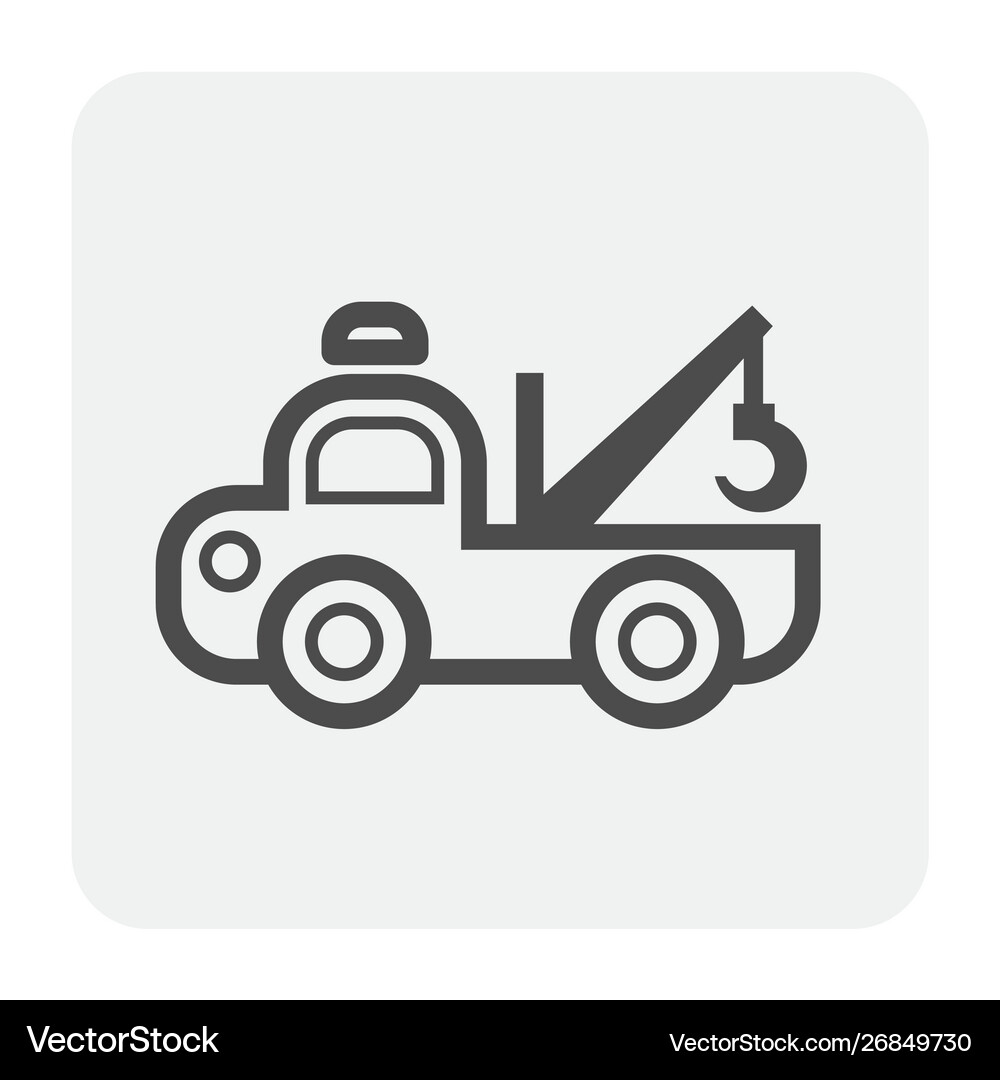 Hiab truck icon Royalty Free Vector Image - VectorStock