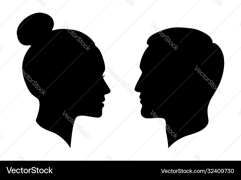 Male and female Royalty Free Vector Image - VectorStock