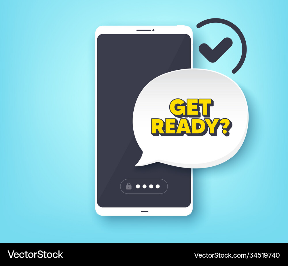 Get ready symbol special offer sign Royalty Free Vector