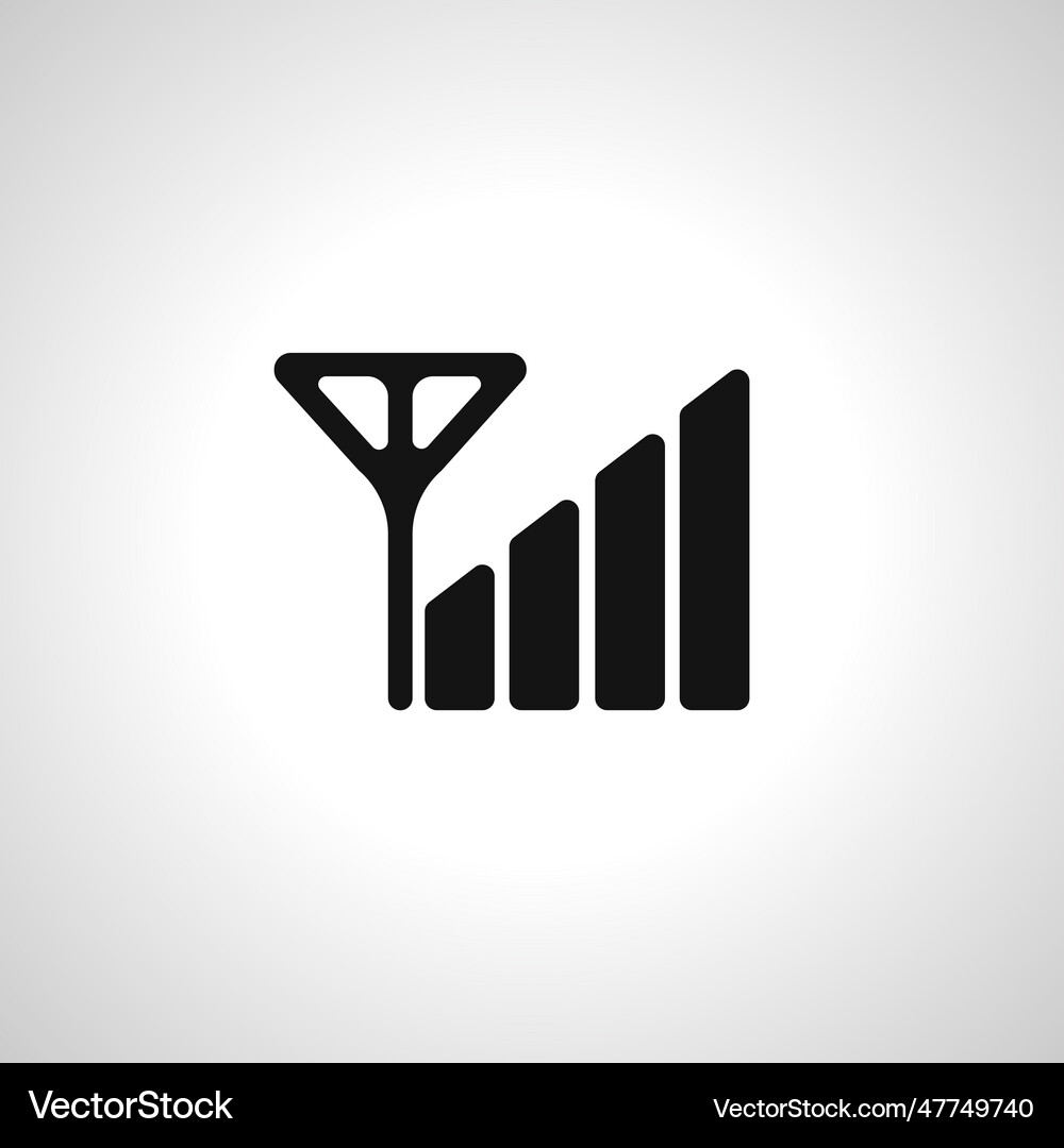 Gsm icon mobile signal Royalty Free Vector Image
