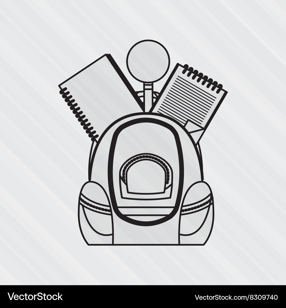 School supplies design Royalty Free Vector Image