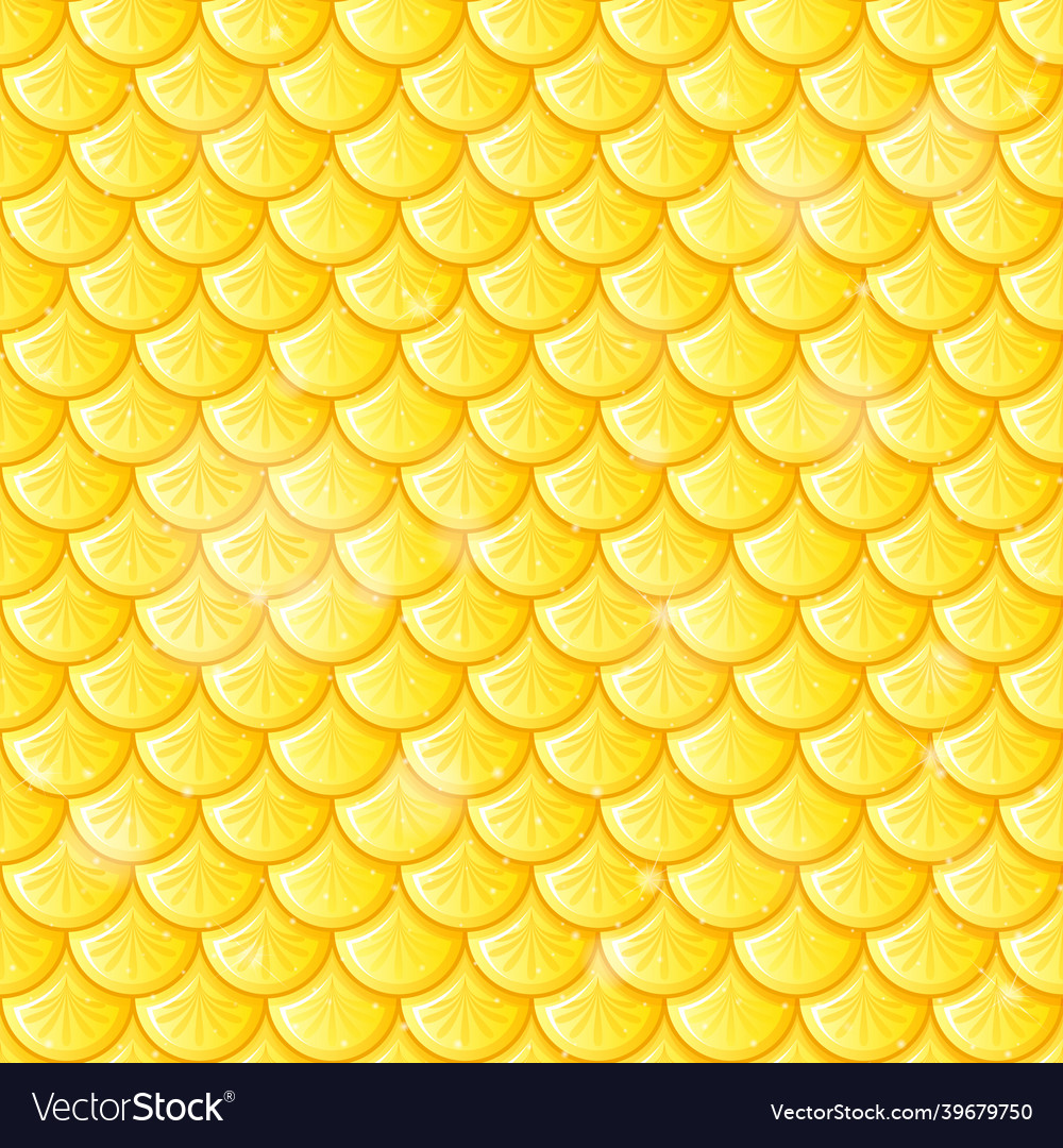 Fish scale seamless pattern background Royalty Free Vector