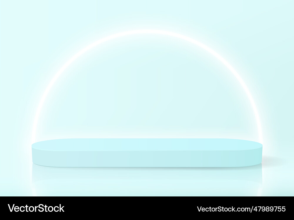 Minimalistic banner with empty podium for product Vector Image
