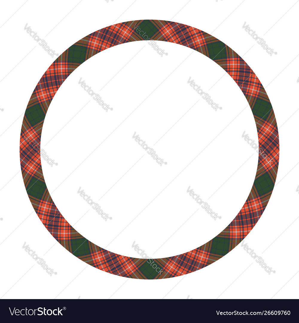 Circle borders and frames round border pattern Vector Image