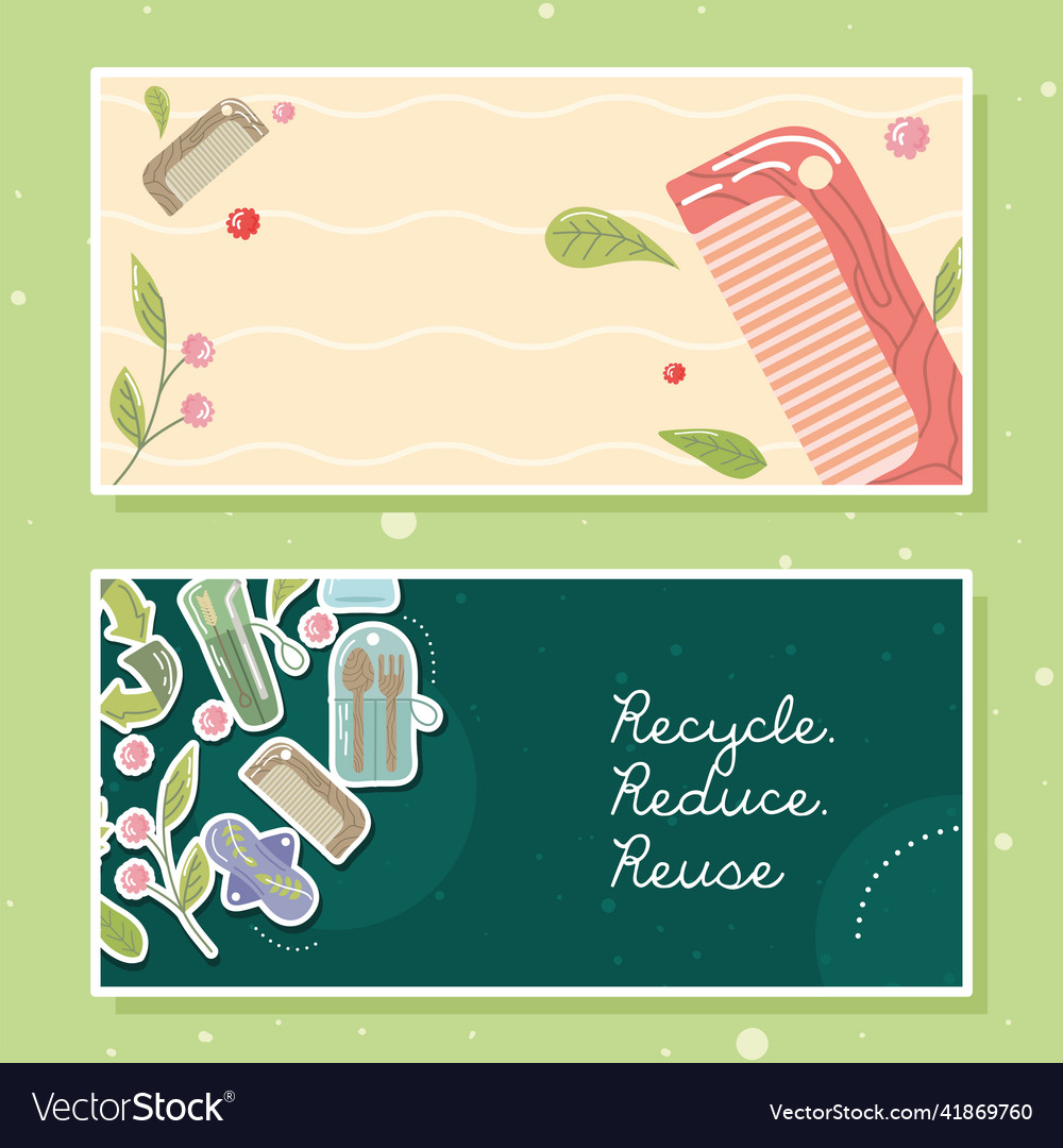 Reusable elements cards Royalty Free Vector Image